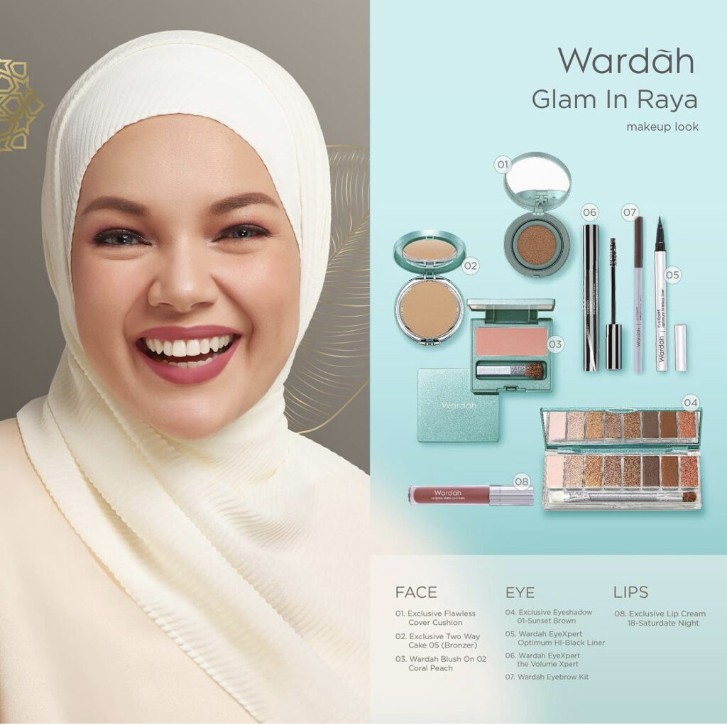 3 Tampilan Wardah Make Up Look Edisi Ramadan Virtual - Scarf Media