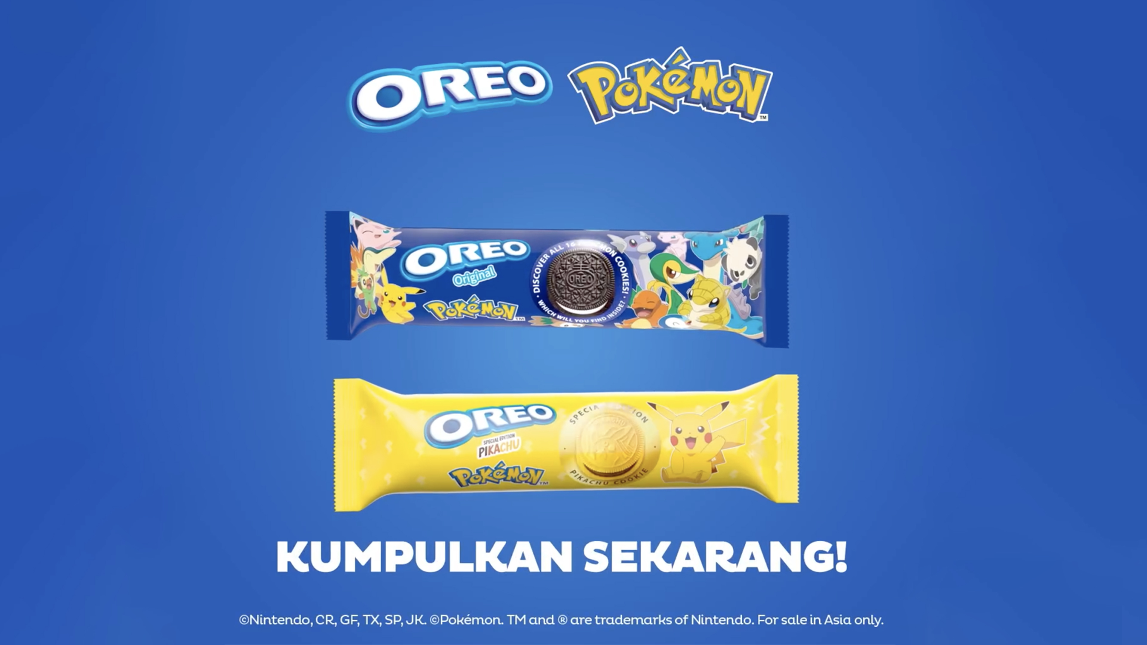 OREO Luncurkan Edisi Pokemon dengan Keping Bergambar MEW - Scarf Media