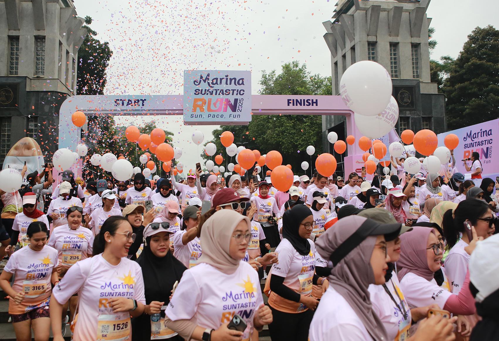 Marina Suntastic Run 2025, Semangat Perempuan Aktif di Bawah Terik ...